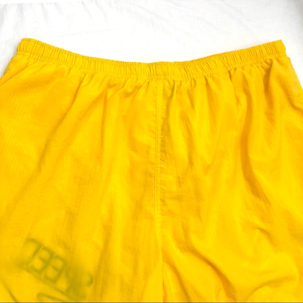 Vintage Yellow Speedo Swimsuit 90s Swim Trunks Xxl - Gem